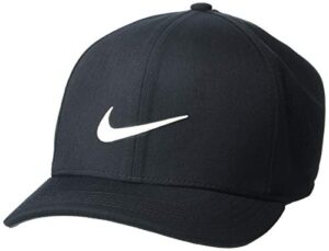 nike unisex nike aerobill classic99 performance hat, black/anthracite/white, large/x-large