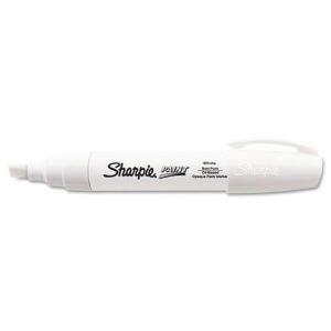 sharpie oil based paint marker, bold point, white, (3 pack)