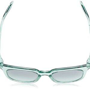 Nike EV1154-343 Myriad M Sunglasses Igloo Frame Color, Teal Gradient with Silver Mirror Lens Tint