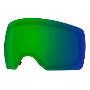 smith skyline xl snow goggle replacement lens (chromapop sun green mirror)