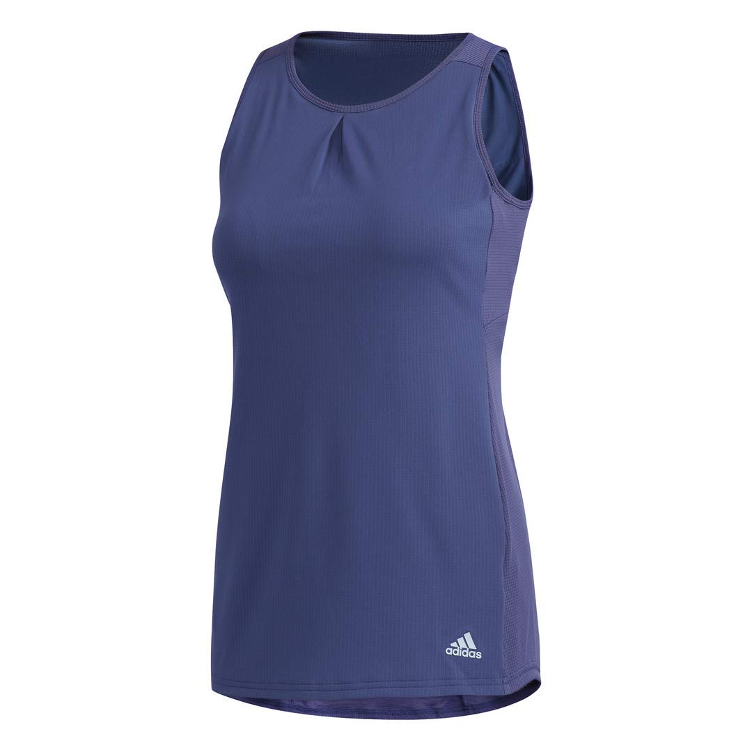 adidas Women's HEAT.RDY Colorblock Tank Tech Indigo Medium