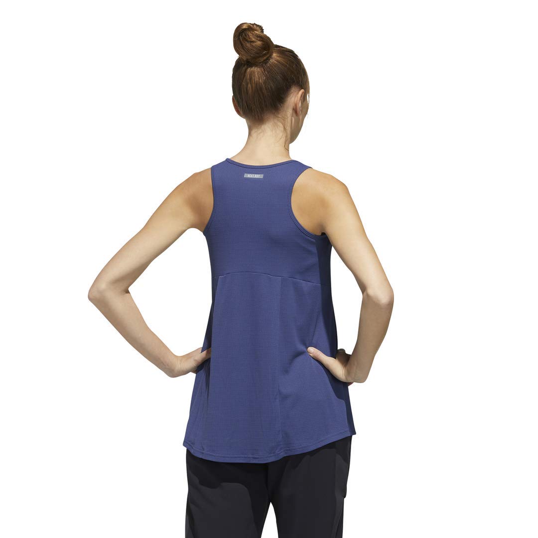 adidas Women's HEAT.RDY Colorblock Tank Tech Indigo Medium