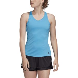 adidas women's club tank fresh splash/gray medium