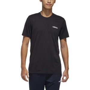 adidas men's fast and confident tee black/white small