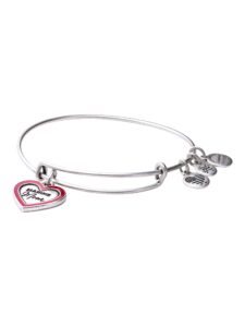 alex and ani women's marine mom bangle bracelet, rafaelian silver, expandable