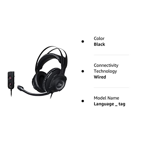 HyperX Cloud Revolver S Gaming Headset with Dolby 7.1 Surround Sound - Steel Frame - Signature Memory Foam, Premium Leatherette, for PC, PS4, PS4 PRO, Xbox One, Xbox One S (HX-HSCRS-GM/NA) (Renewed)