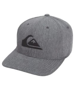 quiksilver mens amped up hat baseball cap, black, small-medium us