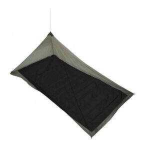 Mosquito Net for Single Camping Bed Blanket High Density Net for Travel Camping Fishing Hiking wiht 4 Pegs & a Carrying Bag Included (Color Black)