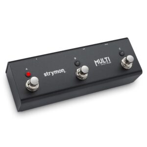 strymon multiswitch plus footswitch for guitar effects, compatible with most strymon pedals