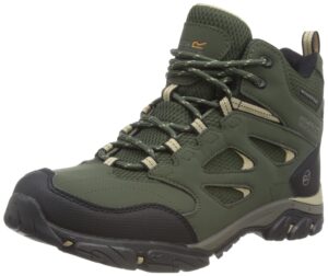 regatta men's mid rise hiking boots, green bayleaf oat w68, 8