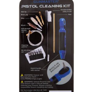 Gunmaster Slim Line 9mm Pistol Cleaning Kit (15pc)