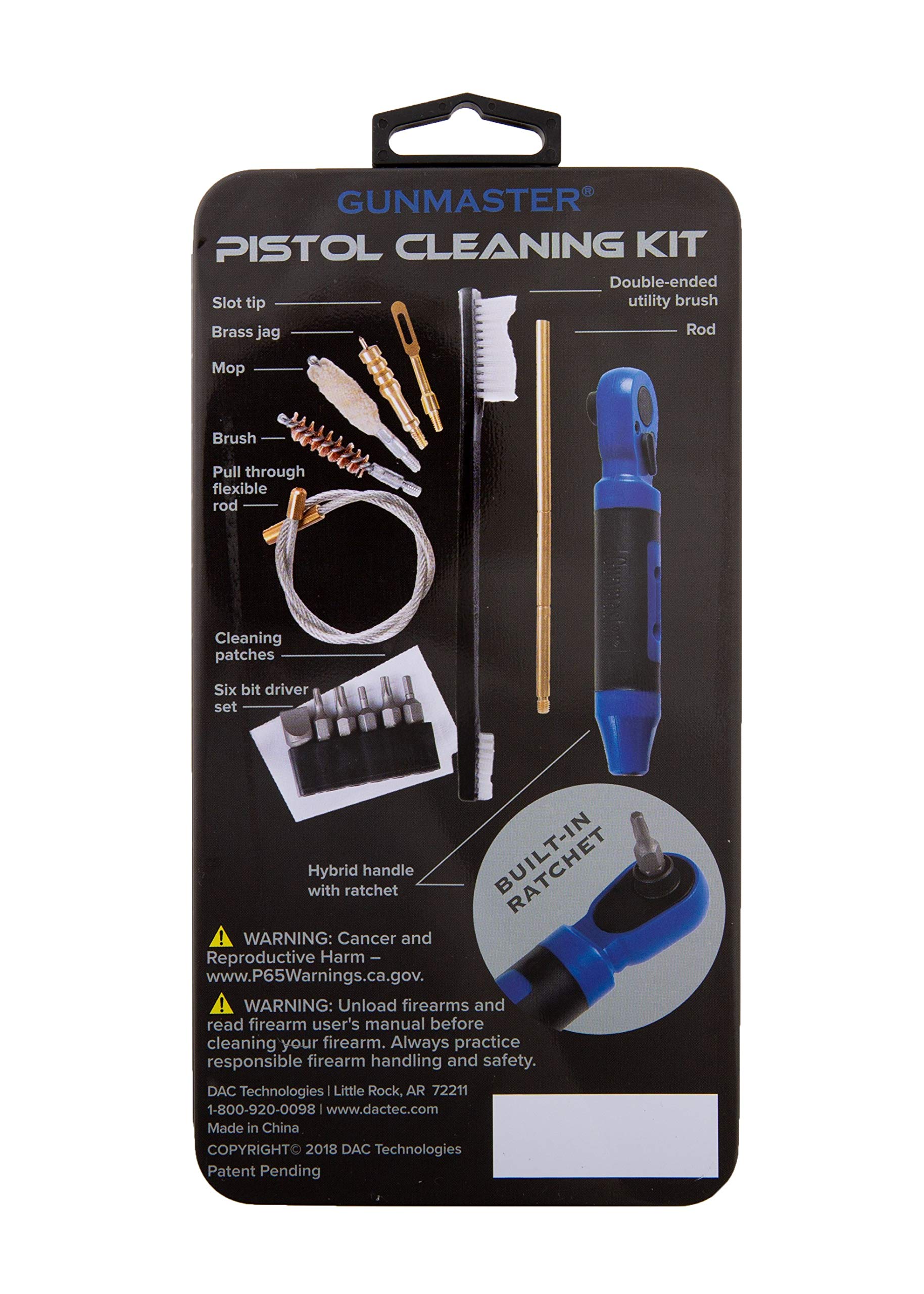 Gunmaster Slim Line 9mm Pistol Cleaning Kit (15pc)