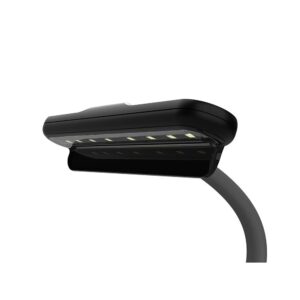 Mighty Bright The Original BrightFlex Rechargeable Music Stand Light & Battery Bank, Dual-Use Orchestra Light, Versatility w/Performances & Travel, 90 Lumens, Optical Grade Lens, Dimmable 3 Levels