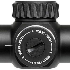 Meopta Optika6 3-18x50 30 mm SFP Second Focal Plane Hunting Riflescope, 3-18x50 Z-Plex, Black