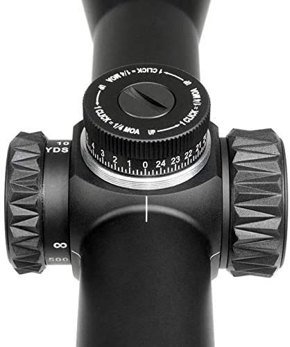 Meopta Optika6 3-18x50 30 mm SFP Second Focal Plane Hunting Riflescope, 3-18x50 Z-Plex, Black