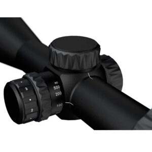 Meopta Optika6 3-18x50 30 mm SFP Second Focal Plane Hunting Riflescope, 3-18x50 Z-Plex, Black