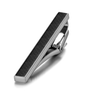 mr.van men's tie bar clip 2.38" inches handmade brass metal clasps regular fashion for men's gift