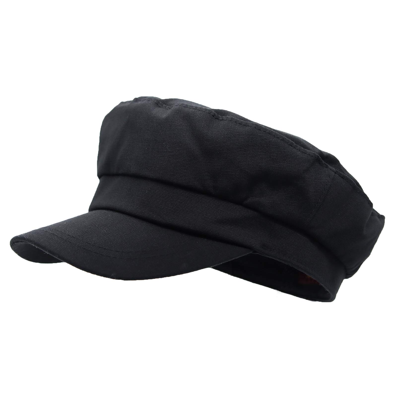 Seaman Hat Original Adjustable Breton Style Fiddler Hat MAAD0967 (Black)