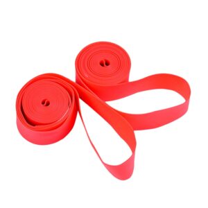 lioobo 1 pcs tires protective cushion rim tape resilience rim strip 26 tyre cushion bike red 700c protective cushion cover