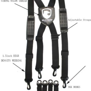 MELOTOUGH Tactical suspenders Police Duty Belt Harness for Battle Belt Law Enforcement Police Duty Belt Suspenders