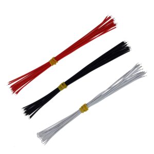 zelerdo 45pcs 22awg hookup wire pickup wire for guitar and other musical instrument, 3 colors