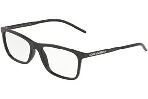 dolce & gabbana dg5044-2525 eyeglasses matte black w/demo lens 53mm