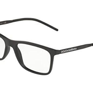 Dolce & Gabbana DG5044-2525 EYEGLASSES MATTE BLACK W/DEMO LENS 53mm