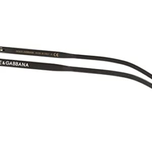 Dolce & Gabbana DG5044-2525 EYEGLASSES MATTE BLACK W/DEMO LENS 53mm