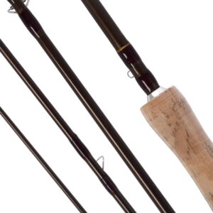 9' 10' Fly Fishing Rod 4 Sections 9FT 10FT 3/4 5/6 Fly Rod Carbon Fiber Blanks Light Weight Medium-Fast Action Cork Grip (10FT, 5/6)