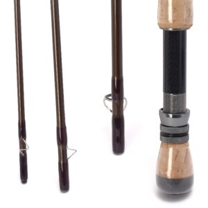 9' 10' Fly Fishing Rod 4 Sections 9FT 10FT 3/4 5/6 Fly Rod Carbon Fiber Blanks Light Weight Medium-Fast Action Cork Grip (10FT, 5/6)