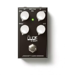 j. rockett audio designs tour series the dude v2 overdrive guitar effects pedal