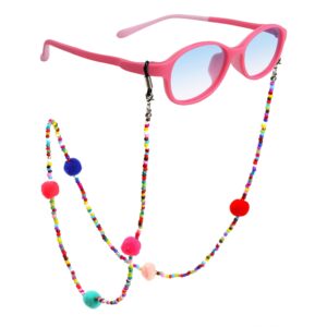 cherish intelligence colorful eyeglass chains for kids women, reading glasses strap necklace sunglass holder 123