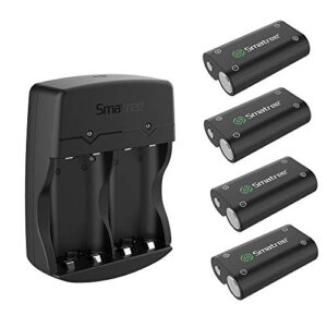 smatree xbox one controller battery, 4 pack rechargeable battery compatible with xbox series x/s/xbox one/xbox one s/xbox one x/xbox one elite wireless controller