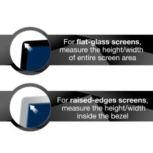 3M Privacy Filter for 21.5 Inch Widescreen Monitor, Reversible Gloss/Matte, Reduces Blue Light, Screen Protection, 16:9 Aspect Ratio (PF215W9B)