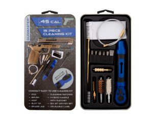 gunmaster slim line .45cal pistol cleaning kit (15pc)