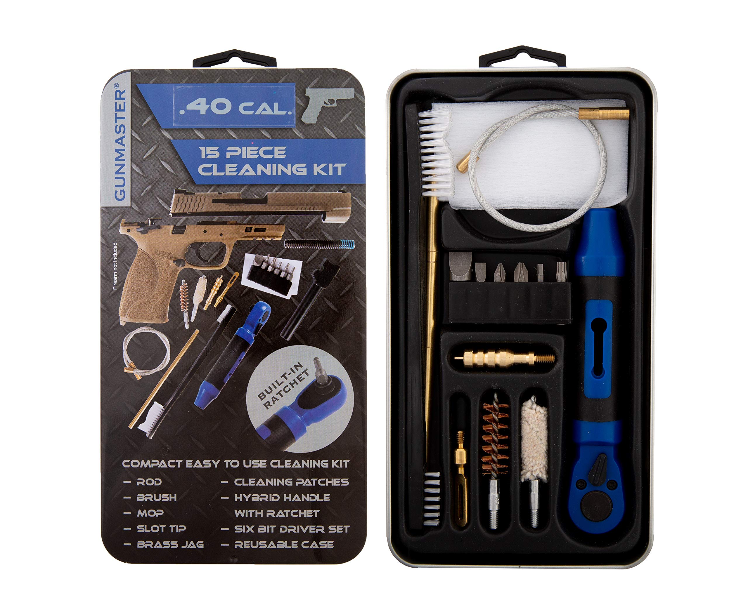 Gunmaster Slim Line .40cal Pistol Cleaning Kit