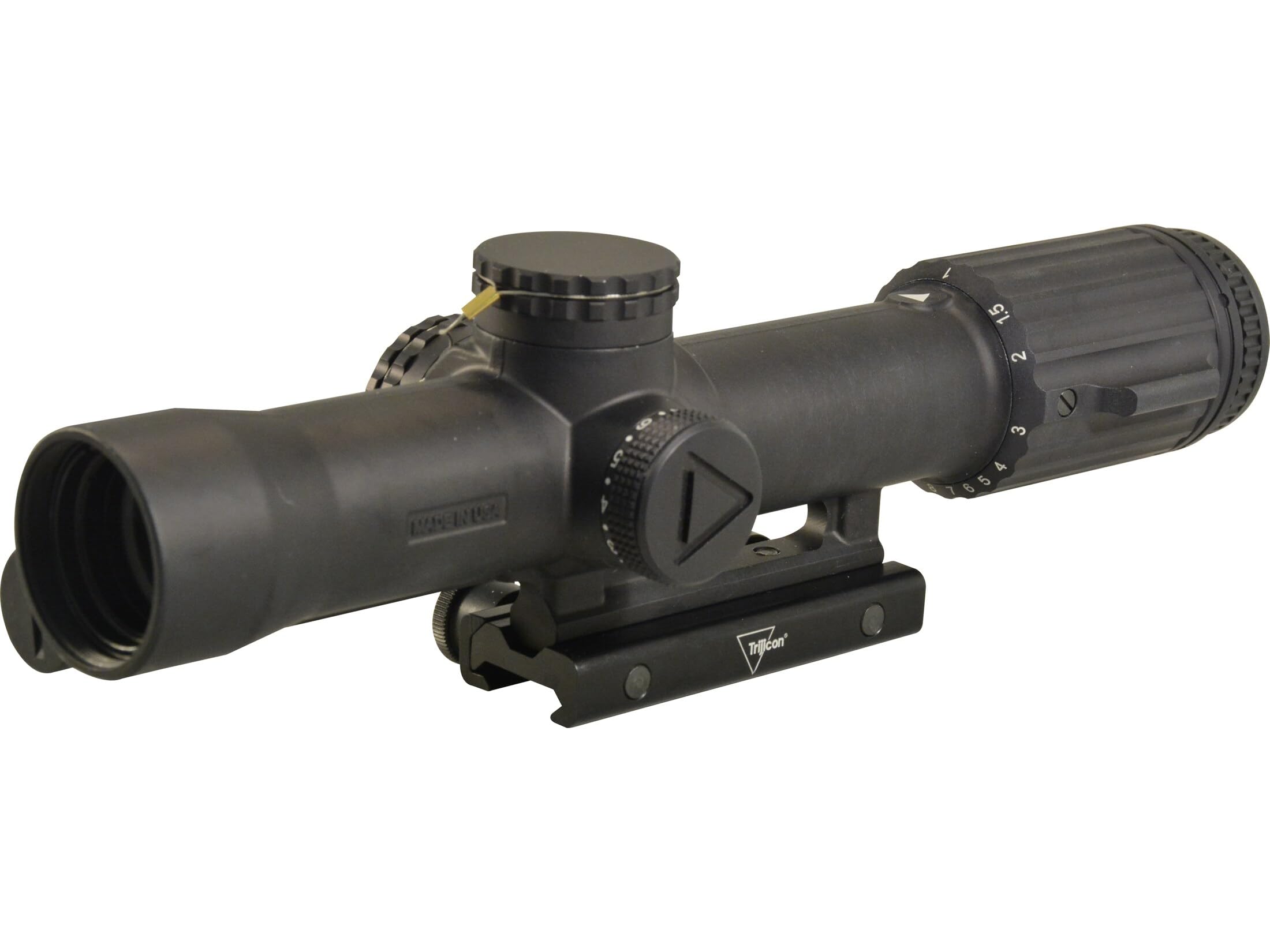 Trijicon VCOG VC18 1-8x28mm Rifle Scope, 34 mm Tube, First Focal Plane, Black, Red VC18-C-2400001