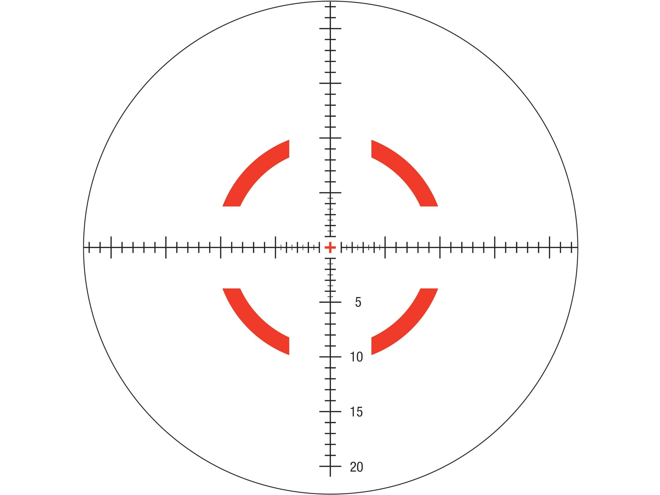 Trijicon VCOG VC18 1-8x28mm Rifle Scope, 34 mm Tube, First Focal Plane, Black, Red VC18-C-2400001