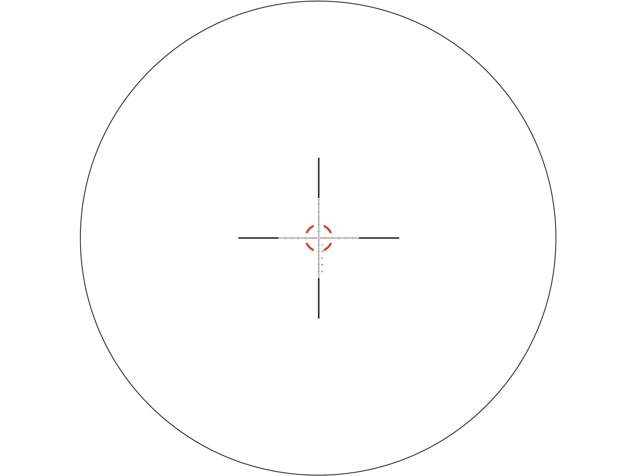 Trijicon VCOG VC18 1-8x28mm Rifle Scope, 34 mm Tube, First Focal Plane, Black, Red VC18-C-2400001