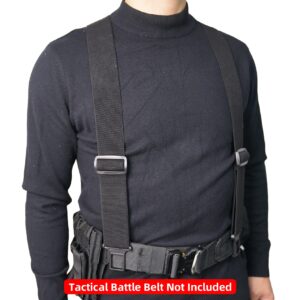 MELOTOUGH Belt Clip suspenders Men Perry suspenders with 2 inch width,non-metal suspenders for casual dress,work place