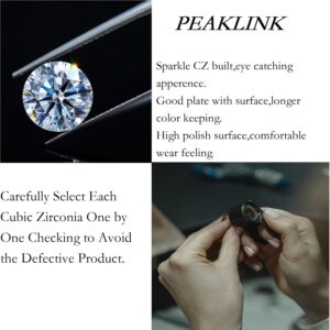 PEAKLINK Flower Opal Labrets Studs 16g Titanium Medusa Piercing Jewelry Tragus Helix Piercings Cartilage Studs Curated Ear Set 6mm