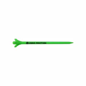 Zero Friction ZFT Maxx 3-Prong 4" Distance Golf Tee, 18 Pack, Lime