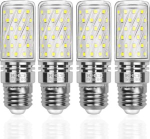 bhch e26 led corn bulbs 15w,6000k daylight white,1500lm,edison screw bulbs,120w incandescent bulbs equivalent,pack of 4