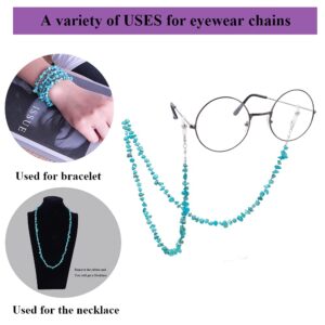 KAI Top Eyeglass Chain Strap Holder Cord Sunglass Chain Fashion Chip Beaded Mask Lanyard Chain Face Mask Chain for Women