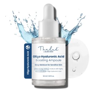 blanc doux oligo hyaluronic acid serum - deeply intense hydrating daily oil-free essence ampoule vegan face moisturizer dry sensitive acne-prone skin anti-wrinkle age-defying