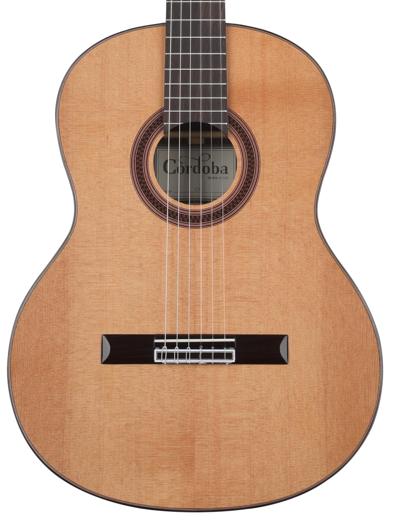 Cordoba C7 CD Classical Acoustic Nylon String Guitar, Iberia Series