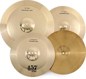 wuhan 457 rock 3-piece cymbal pack