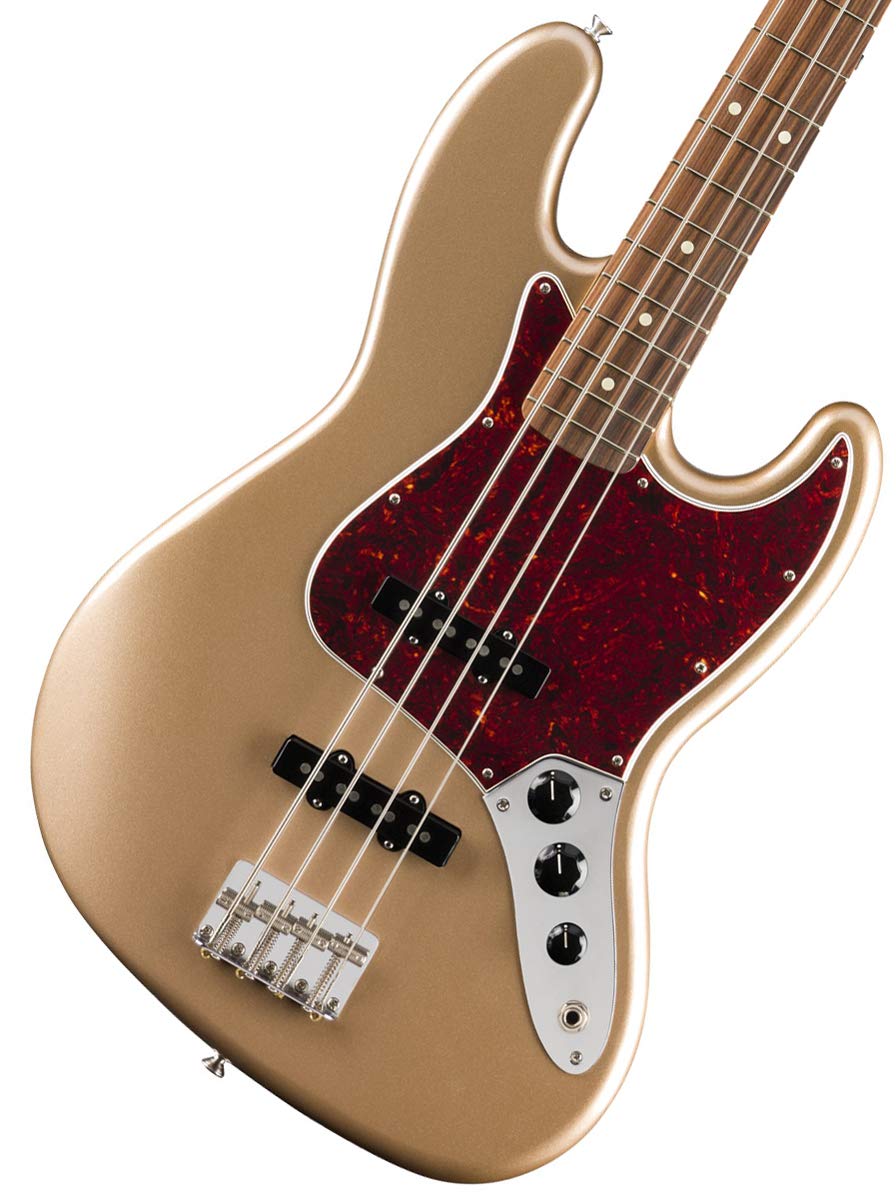 Fender Vintera 60s Jazz Bass, Firemist Gold, Pau Ferro Fingerboard