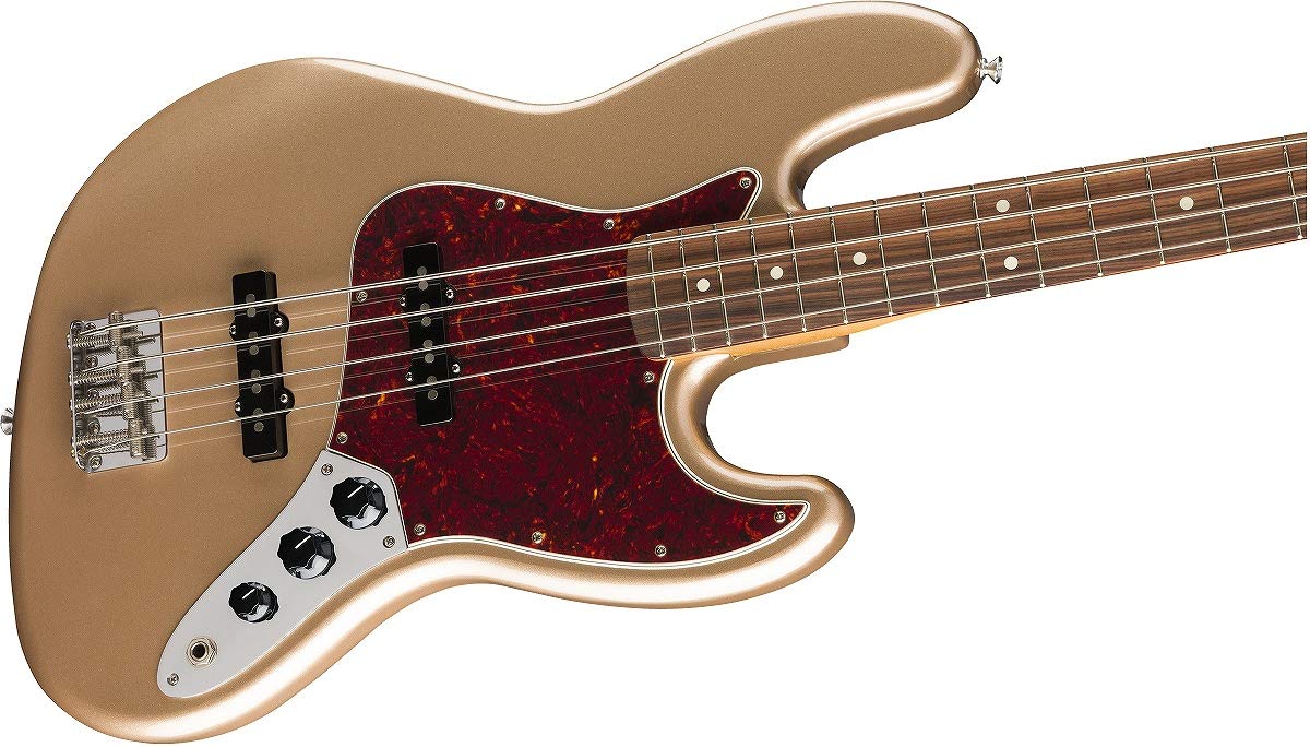 Fender Vintera 60s Jazz Bass, Firemist Gold, Pau Ferro Fingerboard