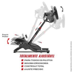 Extreme Sim Racing Wheel Stand Cockpit SGT Racing Simulator -Racing Wheel Stand Black Edition For Logitech G25, G27, G29, G920, Thrustmaster And Fanatec - Heavy Dutty and Foldable